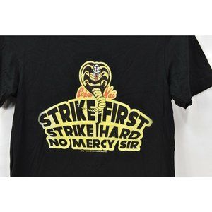 Ei-Lo | Shirts | Mens Cobra Kai Strike First No Mercy T Shirt | Poshmark